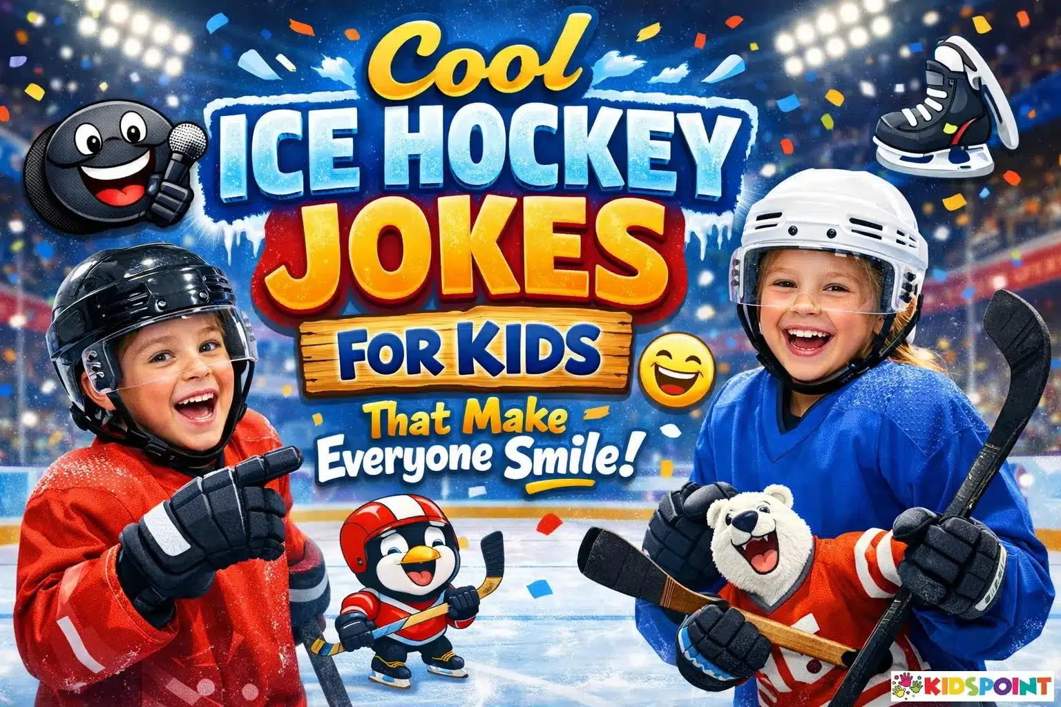 Cool Ice Hockey Jokes for Kids That Make Everyone Smile | The Kids Point