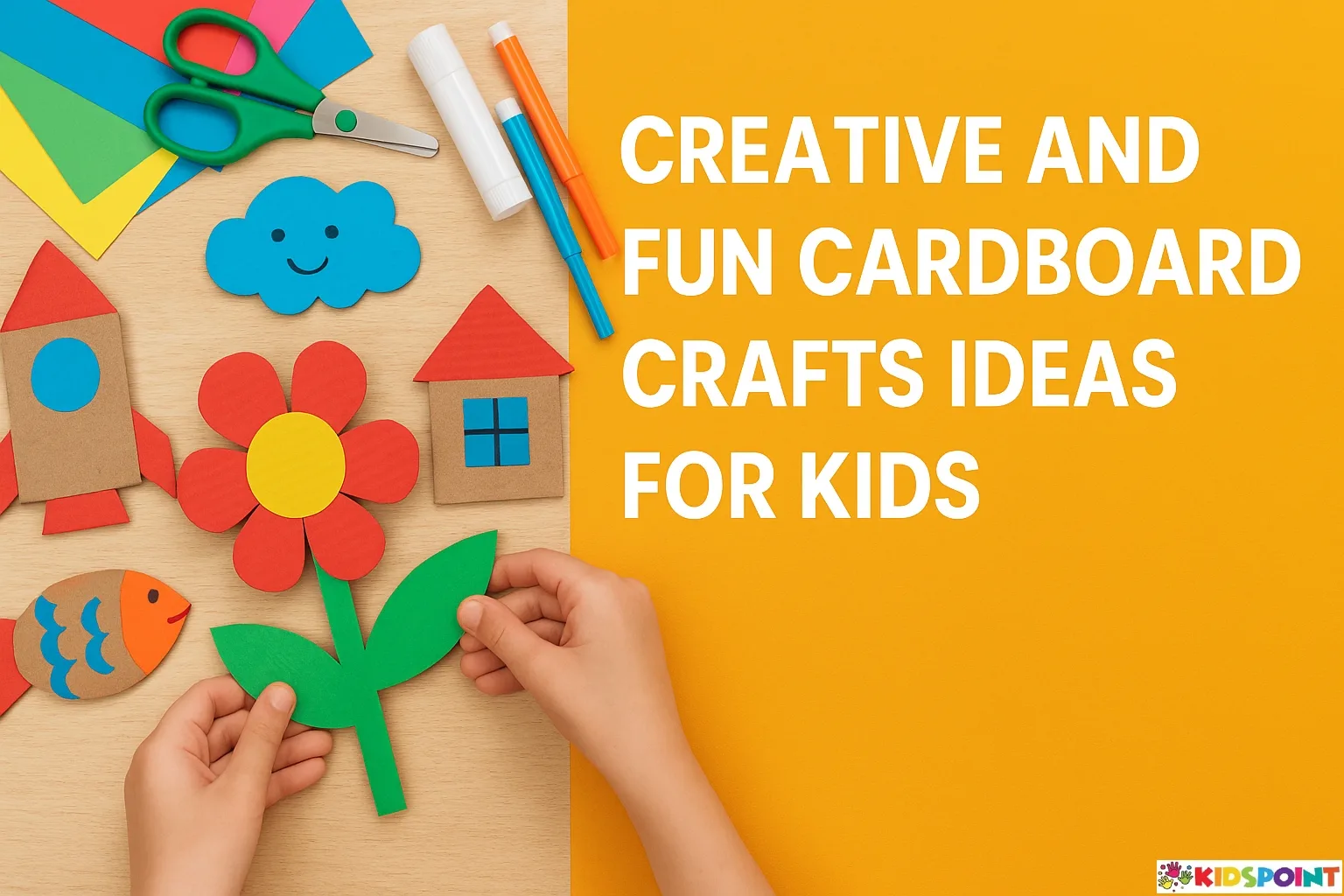 Creative and Fun Cardboard Crafts Ideas for Kids | The Kids Point