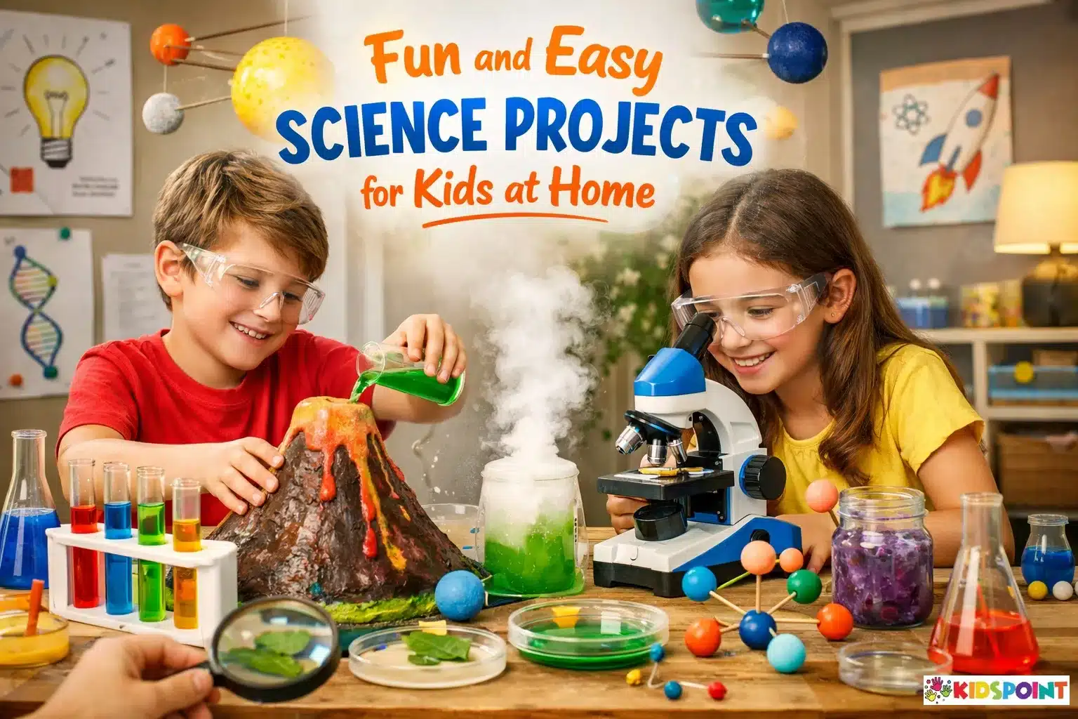 Fun and Easy Science Projects for Kids at Home | The Kids Point